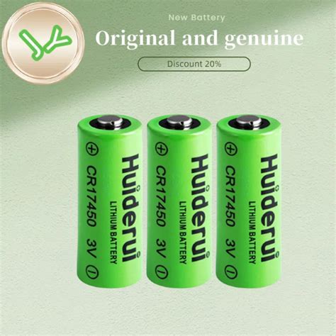 Genuine Huiderui Cr17450 Battery Smoke Detector Smart Water Meter