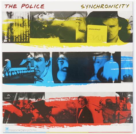 The Police Original Photograph Of Sting Used On Synchronicity” Album