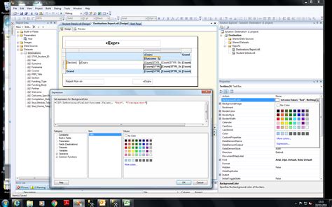Reporting Services Ssrs Background Color Of A Line Inside A Matrix Images