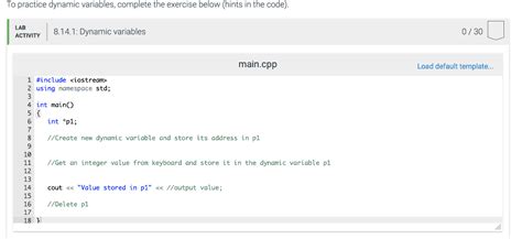 Solved C Allows A Programmer To Create Variables While The