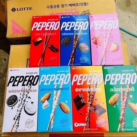 Free Shipping Per Piece Authentic Korean Best Seller Lotte Pepero