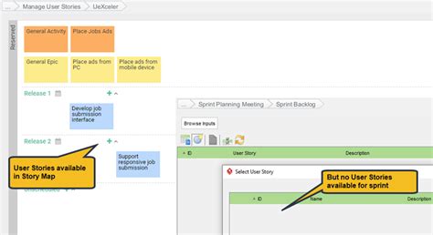 Why Cannot Add User Stories Into Sprint When Using Scrum Canvas