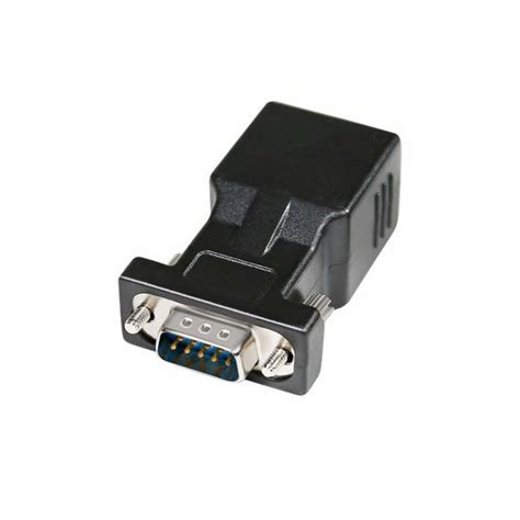 GetUSCart DTech DB To RJ Serial Adapter RS Male To RJ Female Ethernet Converter