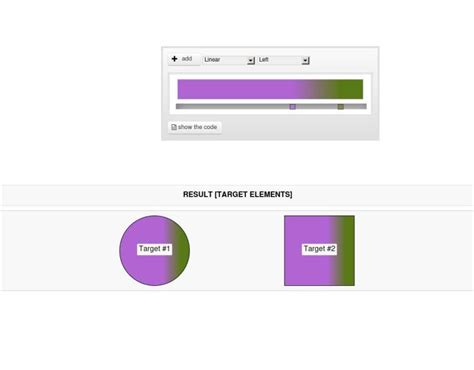 Jquery Css3背景颜色渐变选择器在线生成代码
