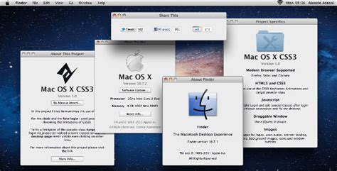 ほぼcss3のみで見事に「mac Osx Lion」の起動画面を再現 Dna