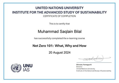 Muhammad Saqlain Bilal On Linkedin Sustainability Climateaction