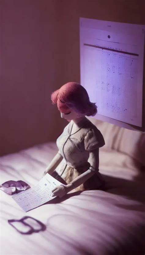 Young Woman Gets Out Bed Looks At Ai Photo Generator Starryai