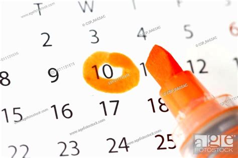 Calendar With Date Highlight Stock Photo Picture And Low Budget Royalty Free Image Pic ESY