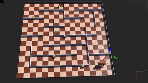 Webots Demo Maze Solver Using Left Wall Following And Obstacle Avoidance Successful Run