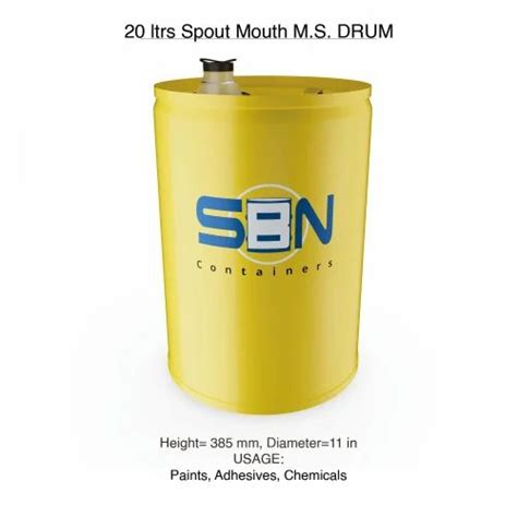 20l 1inch Mouth Gi Drum At Best Price In Pujali By Sbn Containers