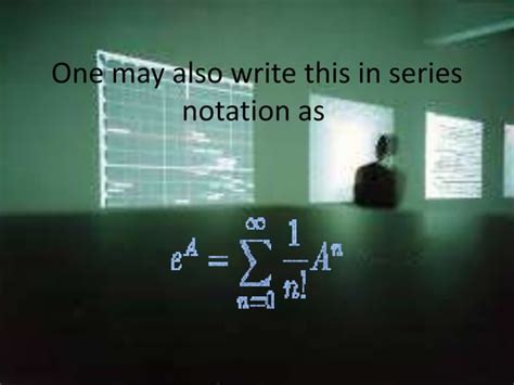matrix exponential ppt