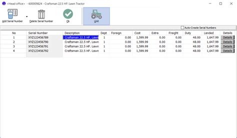 Serial Number Tracking Windward Business Management Software Pos Inventory Erp System