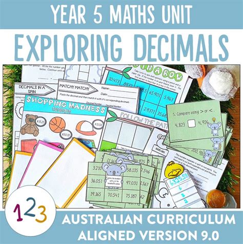 Year 5 Decimals Unit Ridgy Didge Resources Australia