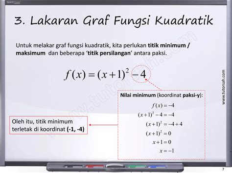 Matematik Tambahan Tingkatan 4 Fungsi Kuadratik Add Math Form 4 Quadractic Function Pdf