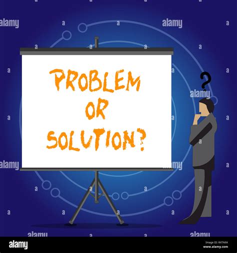Conceptual Hand Writing Showing Problem Or Solutionquestion Concept