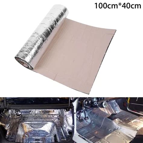04m1m 10mm Heat Sound Proofing Deadener Reducer Insulation Foam Mat