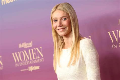 Gwyneth Paltrow Ditches Her Signature Hairstyle And Makeup For First