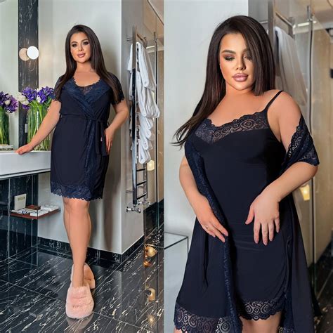 Купити Комплект Нічна сорочка пенюар 2240 ціна опт роздріб інтернет магазин одягу Україна