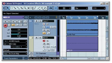 Creative Use Of Effects Within Cubase SX
