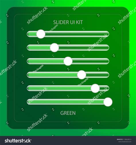 Slider Bar Kit Ui Design Transparency Stock Vector Royalty Free 1136628512 Shutterstock