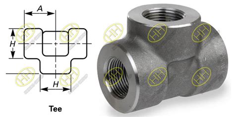 Asme B16 11 Threaded Tees Hebei Haihao High Pressure Flange And Pipe