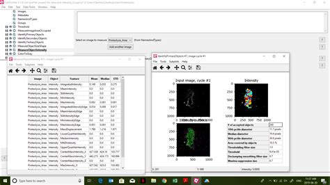 cell profiler pipeline for image area image analysis image sc forum