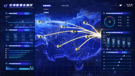 可视化大屏中地图都有哪些样式？下面这些案例亮瞎眼。大屏 地图 信息 Csdn博客
