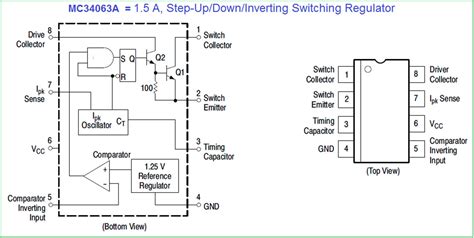 2 X Mc34063a Dip8 Boost Buck Inverting Switching Regulator Ic Through Hole All Top Notch