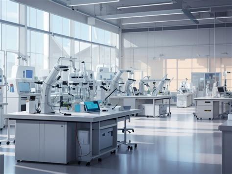 Premium Photo Virtual Exploration Digitally Generated Image Of A CuttingEdge Research Lab