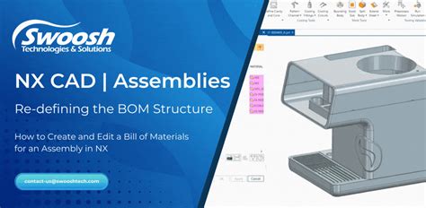 Nx Cad Editing Bom For Assemblies