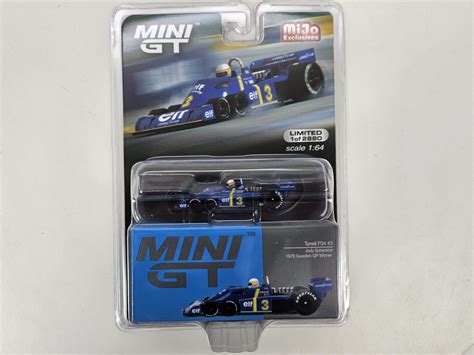1 64 1976 Mgt Jody Scheckter 3 Tyrrell P34 Swedish Gp Winner Diecast By Mini Gt Guts Wear