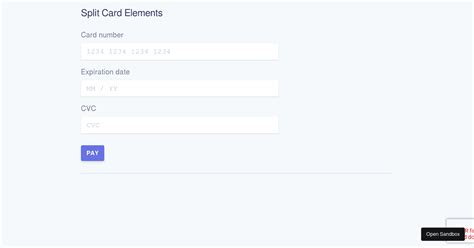 React Stripe Forked Codesandbox