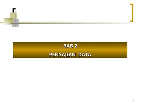 Bab Ii Pengertian Penyajian Data Manajemen Ppt