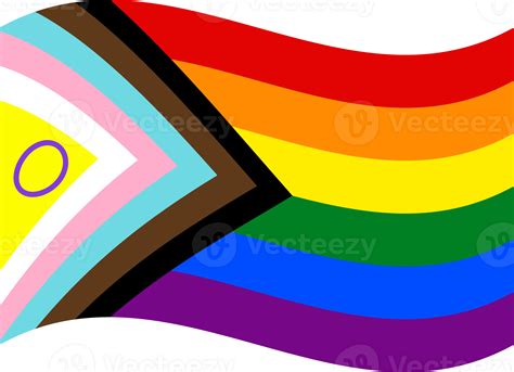 Intersex Progress Pride Flag New Lgbtq Pride Flag 35077987 Png