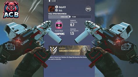 The Best R6 Console Sens And Settings For Top Champion Youtube