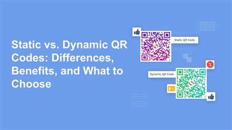 Ppt Static Vs Dynamic Qr Codes Differences Benefits And What To Choose Powerpoint