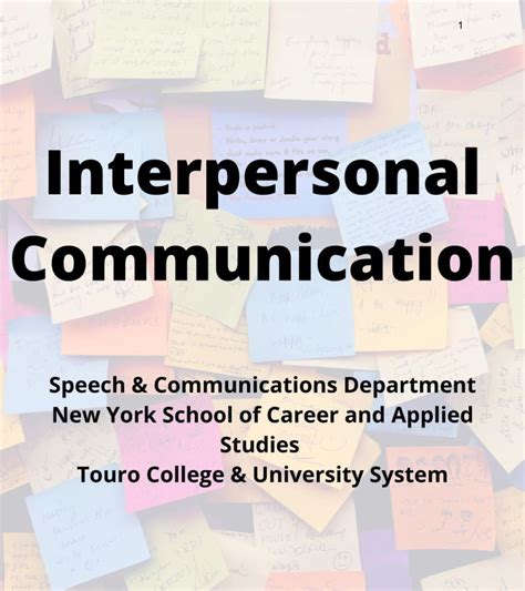 Interpersonal Communication Pdf Free Download Books