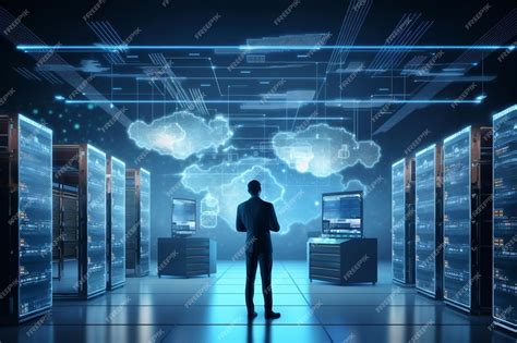 Premium Ai Image A Conceptual Illustration Showcasing The Intersection Of Cyber Security Ai