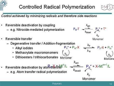 Polymers Synthesis By Alkene Chemistry Contents Ionic Polymerization
