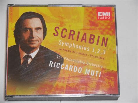 Cd3枚 Alexander Scriabin 交響曲全集 Muti指揮 The Philadelphia Orchestra 交響曲 ｜売買