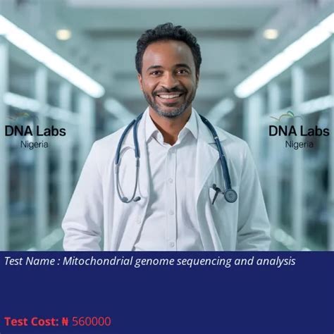 Mitochondrial Genome Sequencing And Analysis 700 000 Ngn Dna Labs Nigeria