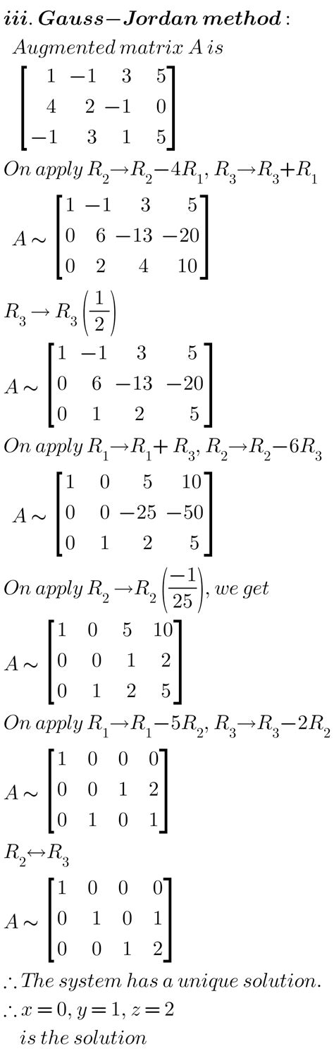 Intermediate Maths Solutions For Matrices Exercise 3 H Maths Glow