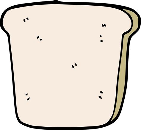 Cartoon Slice Of Bread 12138050 Vector Art At Vecteezy