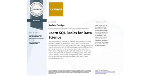 Excited To Announce That I Have Successfully Completed Courseras