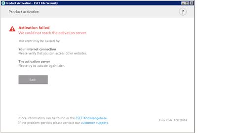 Eset Error Code Ecp 20004 Eset Products For Windows Servers Eset Security Forum