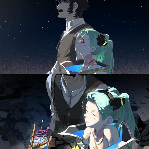 Rebecca And Falco Cyberpunk And 1 More Drawn By Yidazhilizi And