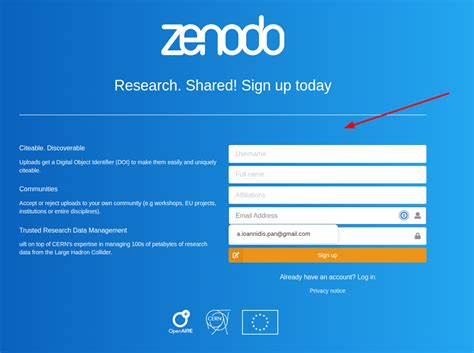 ui missing github orcid option in sign up page · issue 116 · zenodo