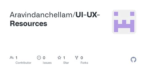 github aravindanchellam ui ux resources