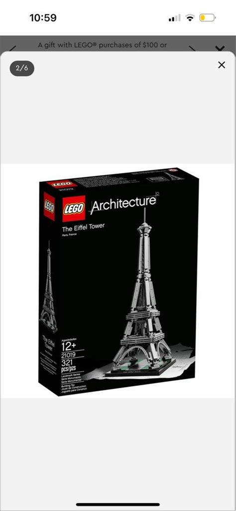 Lego Eiffel Tower Hobbies Toys Toys Games On Carousell