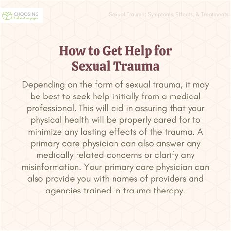 What Is Sexual Trauma
